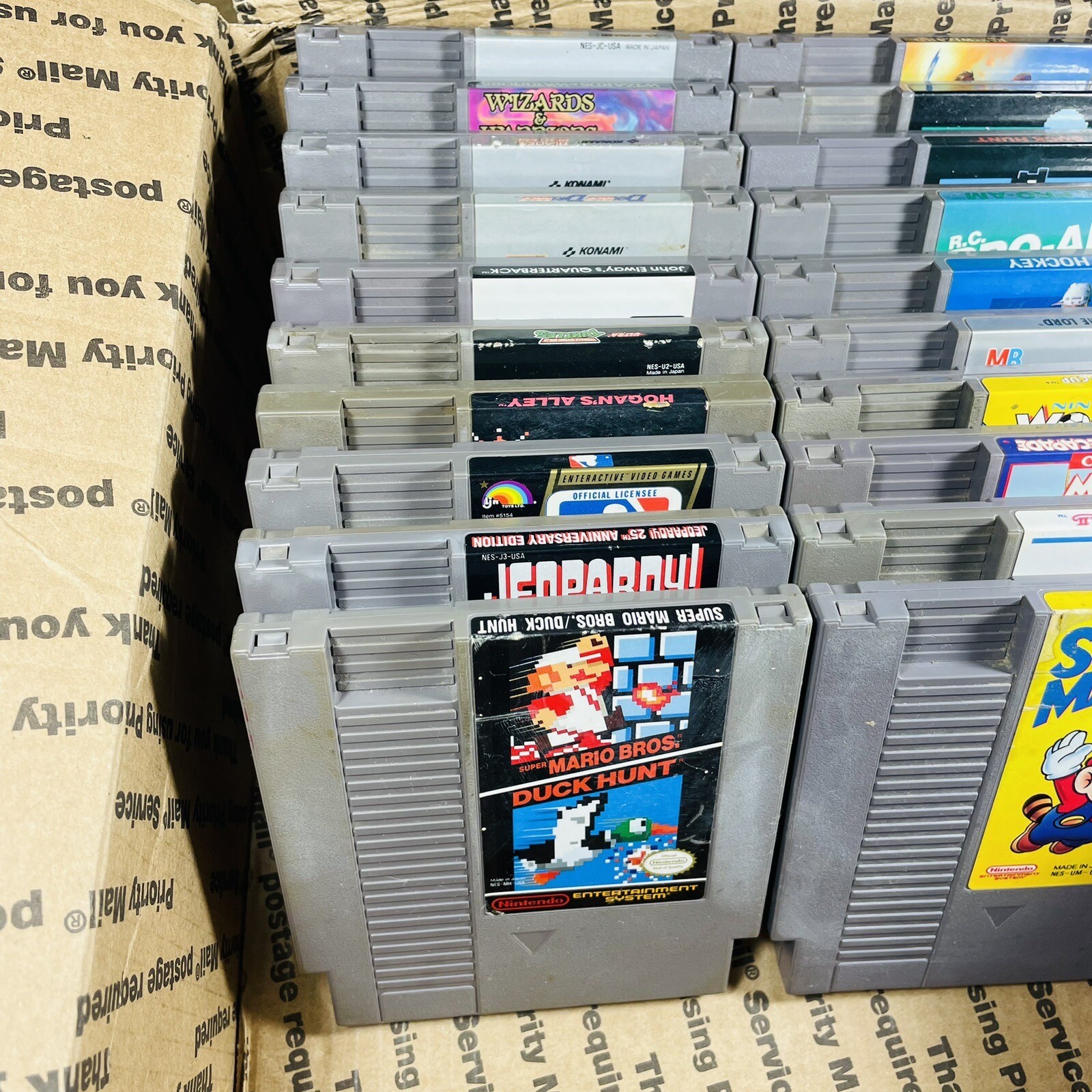 20 GAME LOT NES Nintendo ORIGINAL Games TESTED GUARANTEE SUPER MARIO ...