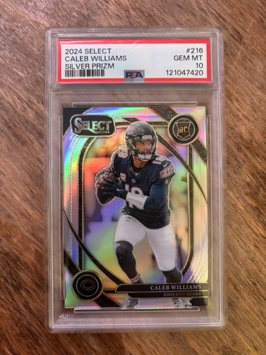 2024 Select - CALEB WILLIAMS ROOKIE - Silver Prizm - PSA 10 Gem Mint | eBay