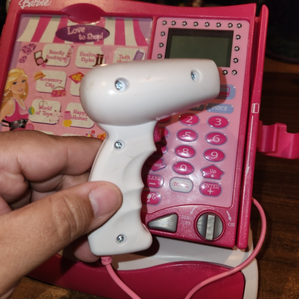 Barbie Scan Cash Register, Working Microphone & Scanner as well as ...