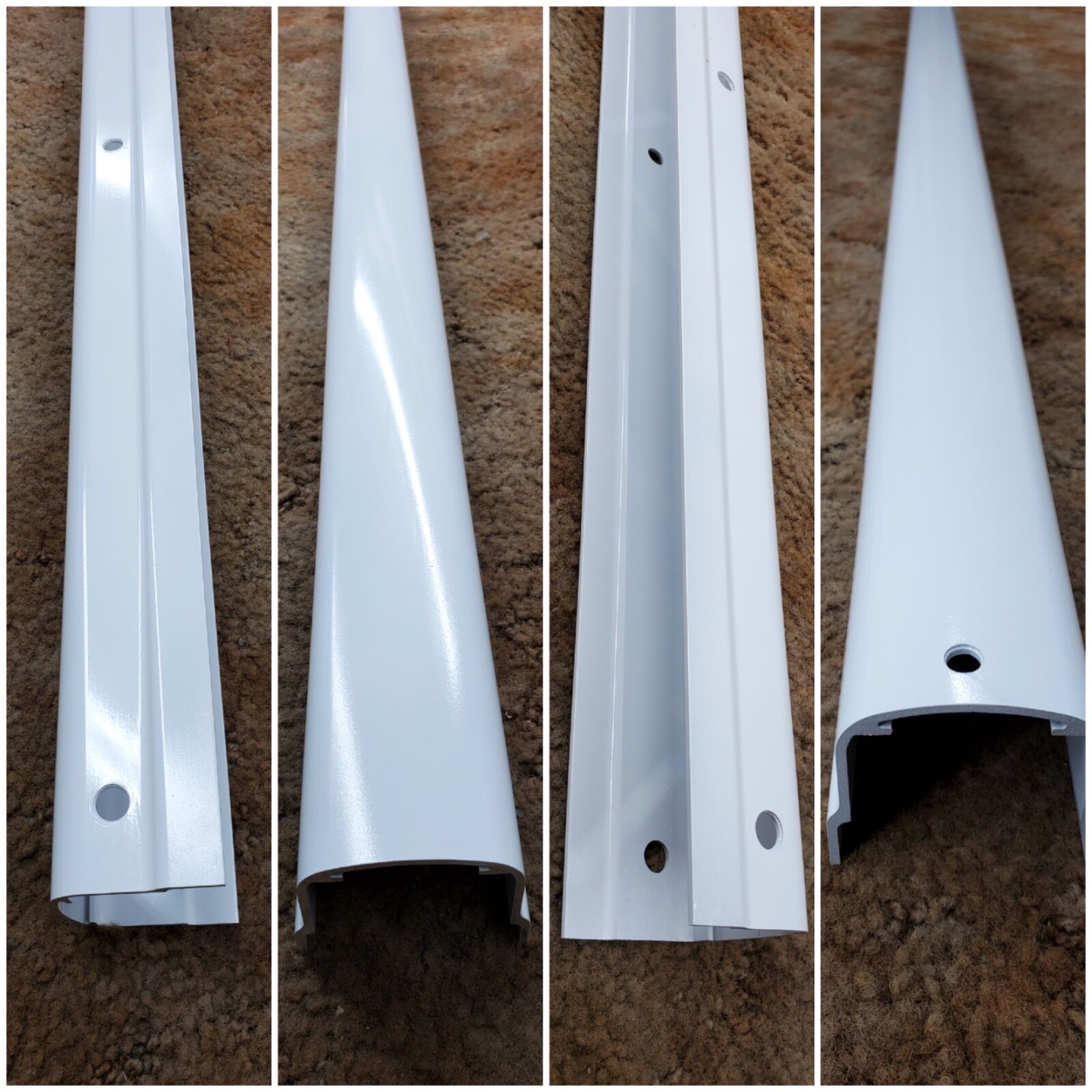 DOMETIC 9100/9200 POWER RV AWNING FRONT CHANNEL FITS RIGHT/LEFT WHITE ...