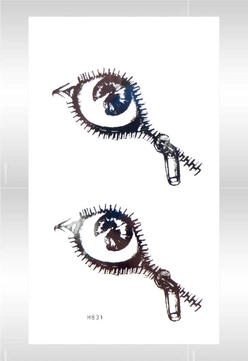 Zipper Eye Tattoo