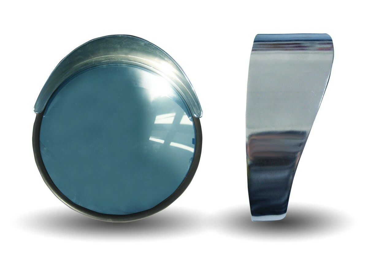 8" Convex Mirror Visor | TM2000 | Plastic | 0848379044658