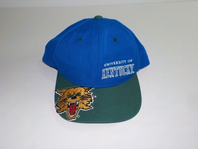 Vintage Kentucky Wildcats Hat Cap Mens Snap Back Cap Boy Wool Acrylic ...