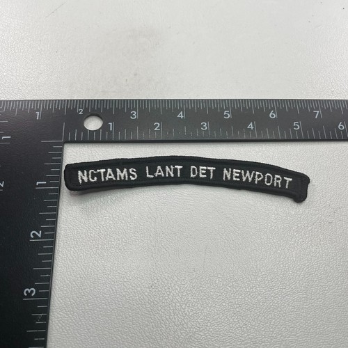 US Navy NCTAMS LAND DET NEWPORT Tab Patch (Rocker, UIM) 32MQ | eBay