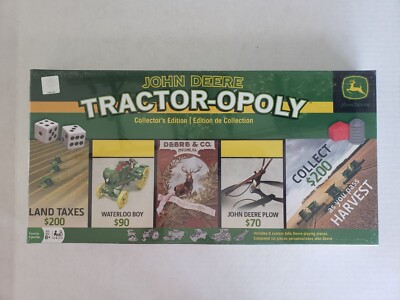 John Deere TRACTOR-OPOLY Collector's Edition Board Game New And Sealed ...