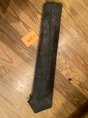 68-70 DODGE CHARGER LH DRIVER SIDE REAR QUARTER UPPER INTERIOR BLACK ...