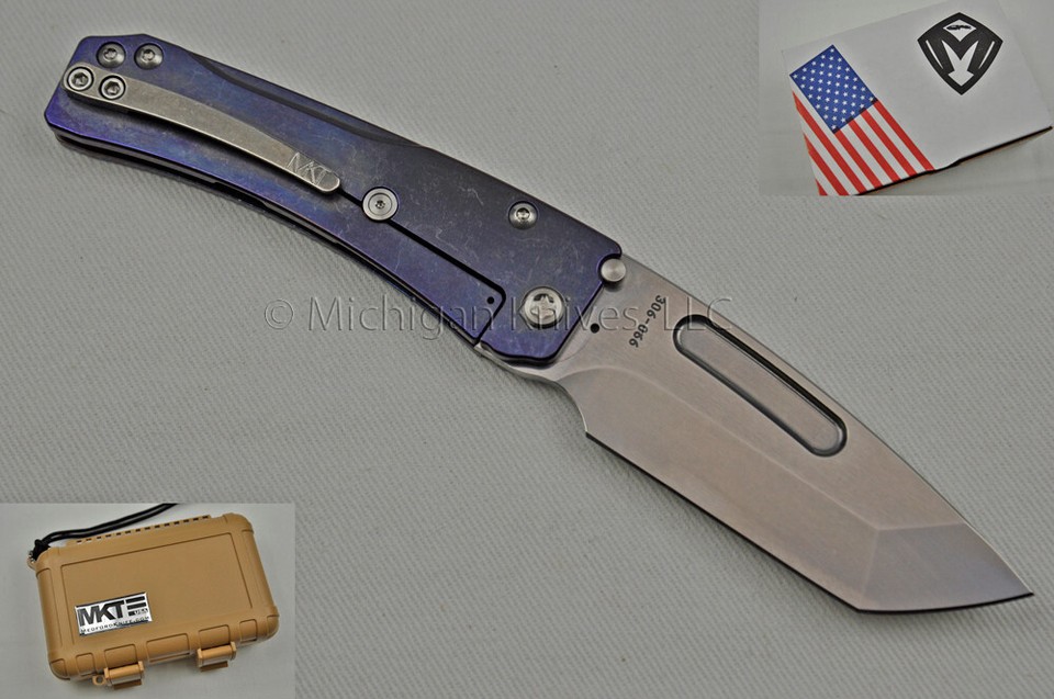 Medford Praetorian Slim Midi Knife w/ S45-VN & Ti (Flmd) & Ti Hdw (530 ...