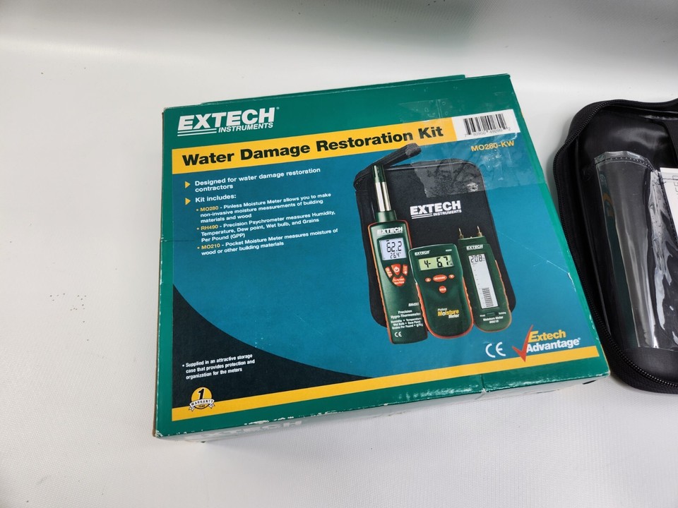 New Extech MO280-KW Water Damage Restoration Kit - Brand New | eBay