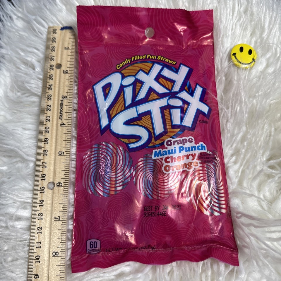 Original Ferrara Pixy Stix Candy Filled Straws Discontinued Best By ...