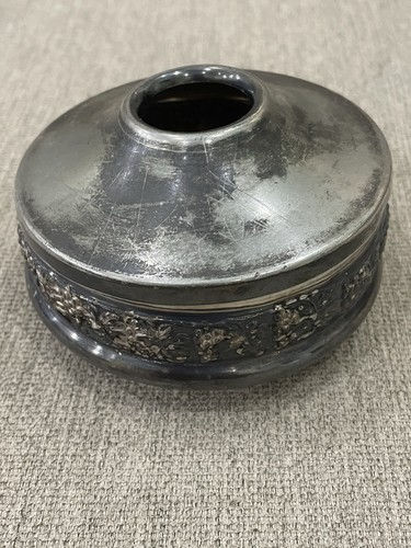 Vintage Apollo Silver Company Quadrupled Silver Plated Hair Receiver | eBay