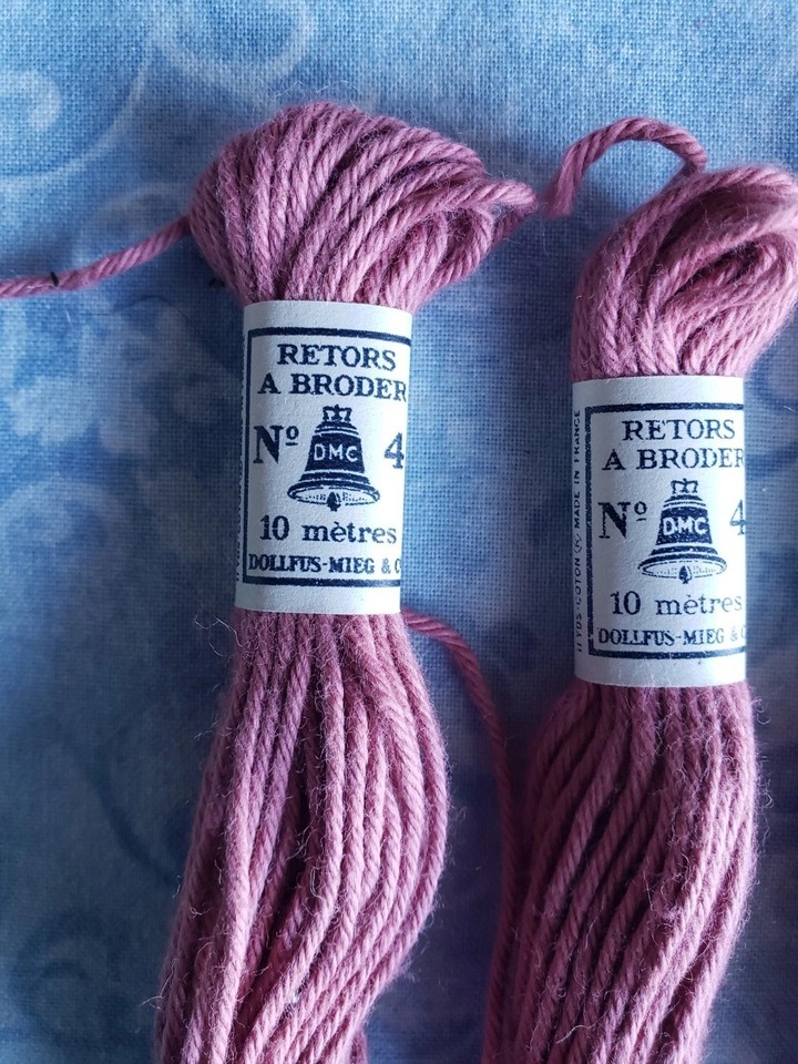 LOT 6 NEW~DMC RETORS #4 Broder 10m Tapestry Cotton Floss Thread~2222 ...