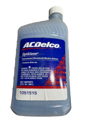 GENUINE OEM ACDELCO OPTIKLEEN CONCENTRATED WINDSHIELD WASHER SOLVENT ...