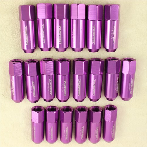 Purple 20pcs Alloy racing Wheel Tuner Lug Nuts Aluminum M12 x 1.5mm ...
