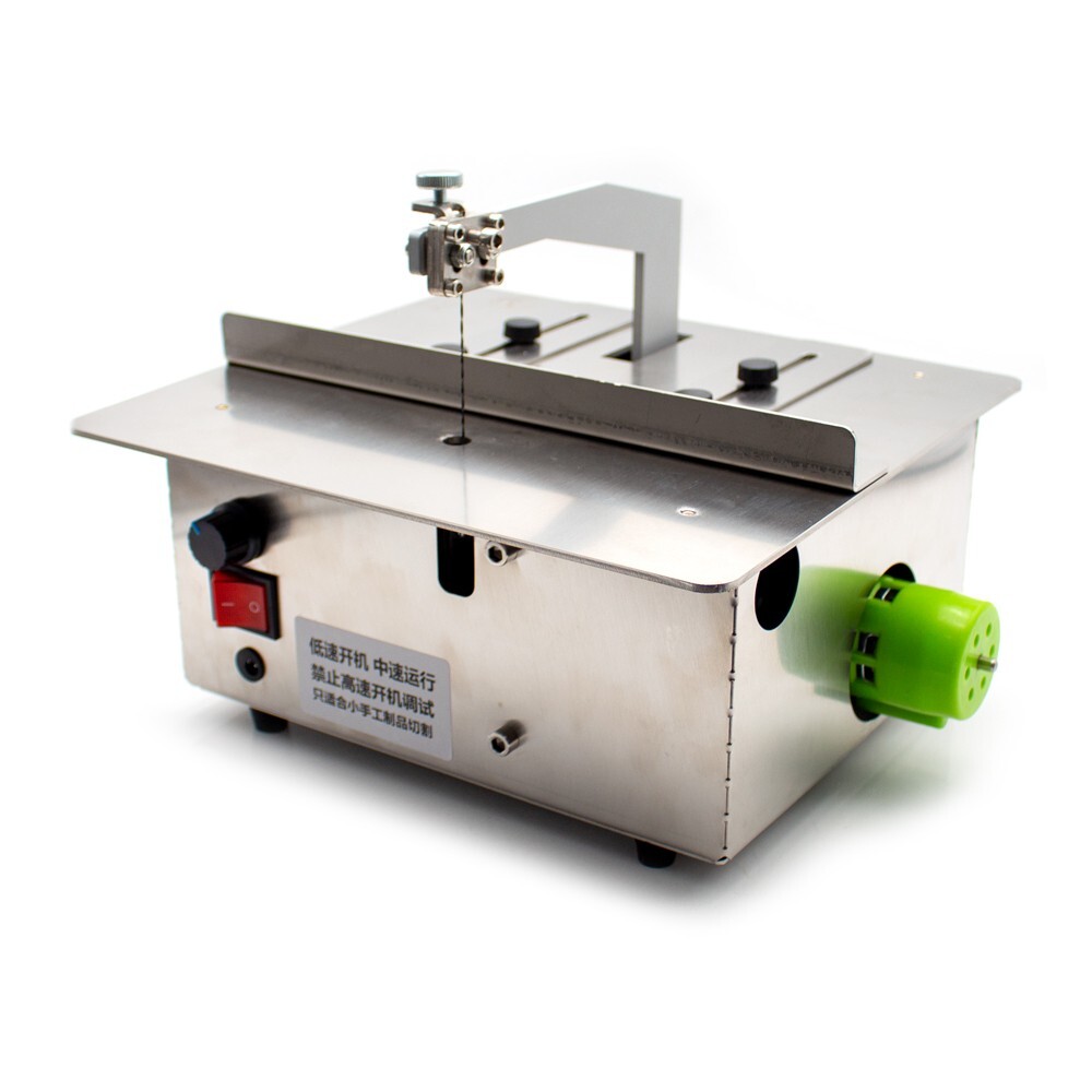 Electric Fretsaw Mini Bench Jig Saw Emery Cutting Saw Aluminum Hardwood ...