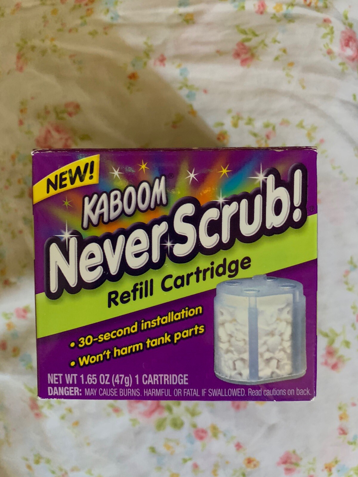 New Kaboom Never Scrub Refill Drop In Cartridge 1.65 oz Discontinued ...
