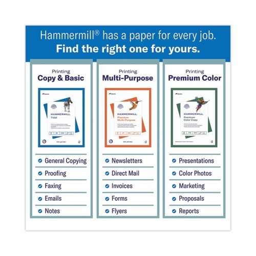 Hammermill Premium Laser Print Paper, 98 Bright, 24lb, 11x17, 500/Ream ...