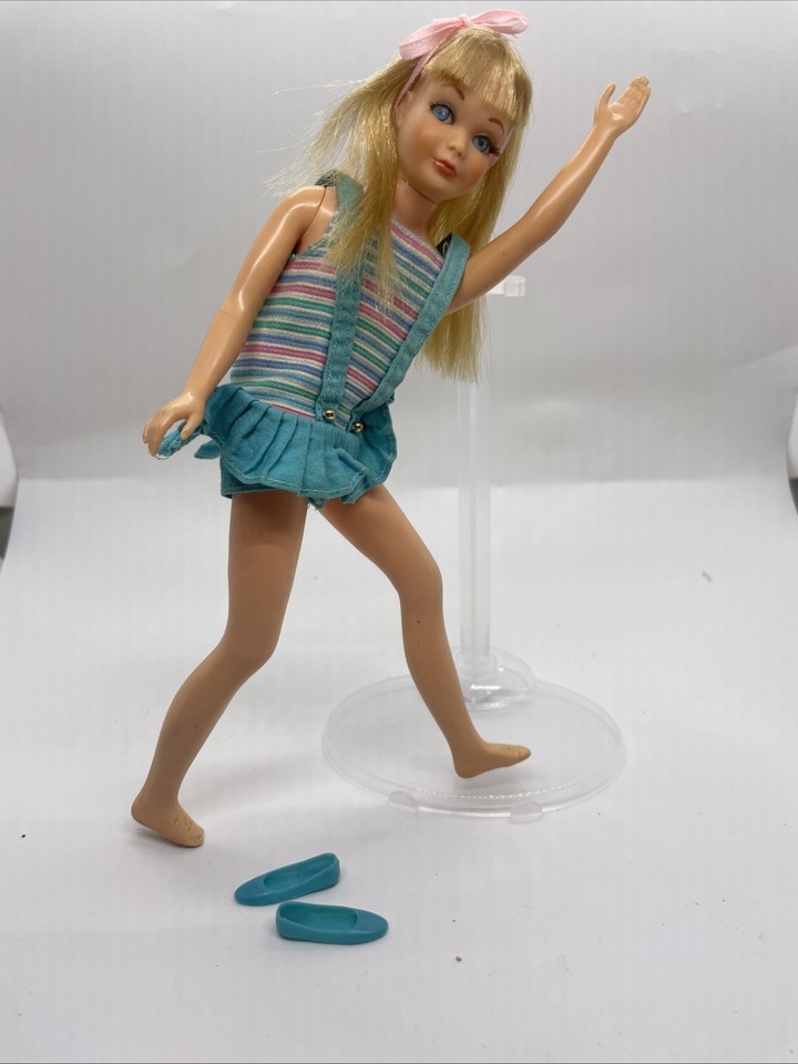TNT Skipper Doll Blonde Hair Rooted Eyelashes Vintage 1960s Mattel | eBay