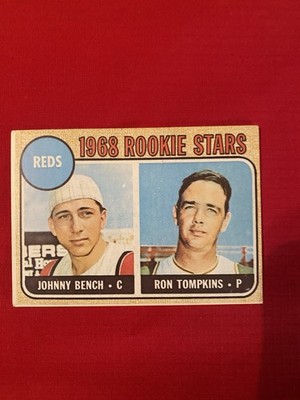 1968 Topps 1968 Rookie Stars Johnny Bench, Ron Tompkins #247 (RC) | eBay
