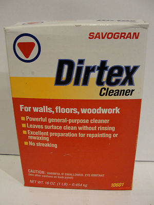 New Savogran Dirtex Cleaner 1 LB For Walls, Floors, Woodwork 10601 | eBay