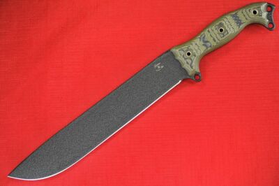 Busse Combat NMFBM Variant .295"-.25" Black Blade w/NO CHOIL Mag Green ...