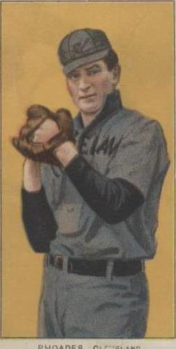 1909-11 T206 - Bob Rhoads 350 Factory No. 30 Back Hands at Chest (RC ...