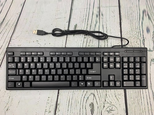 USB Wired Keyboard fits Windows 10 8 7 Vista XP Black 2163 | eBay