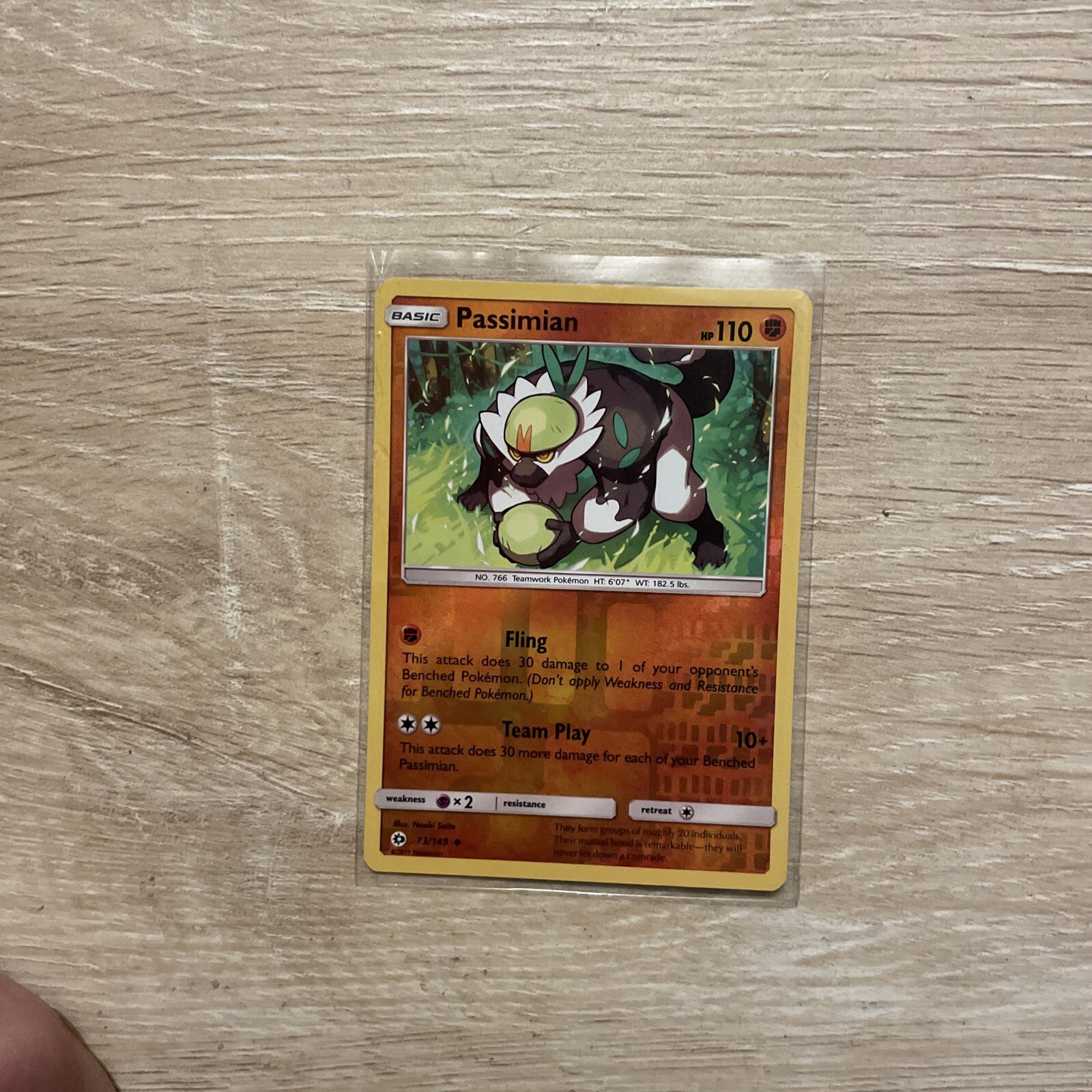Pokemon Sun & Moon Passimian Reverse Holo Uncommon Card 73/149 NM | eBay