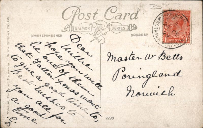 Santa Claus Looking for Hiding Children,A Jolly Xmas Norwich Master ...