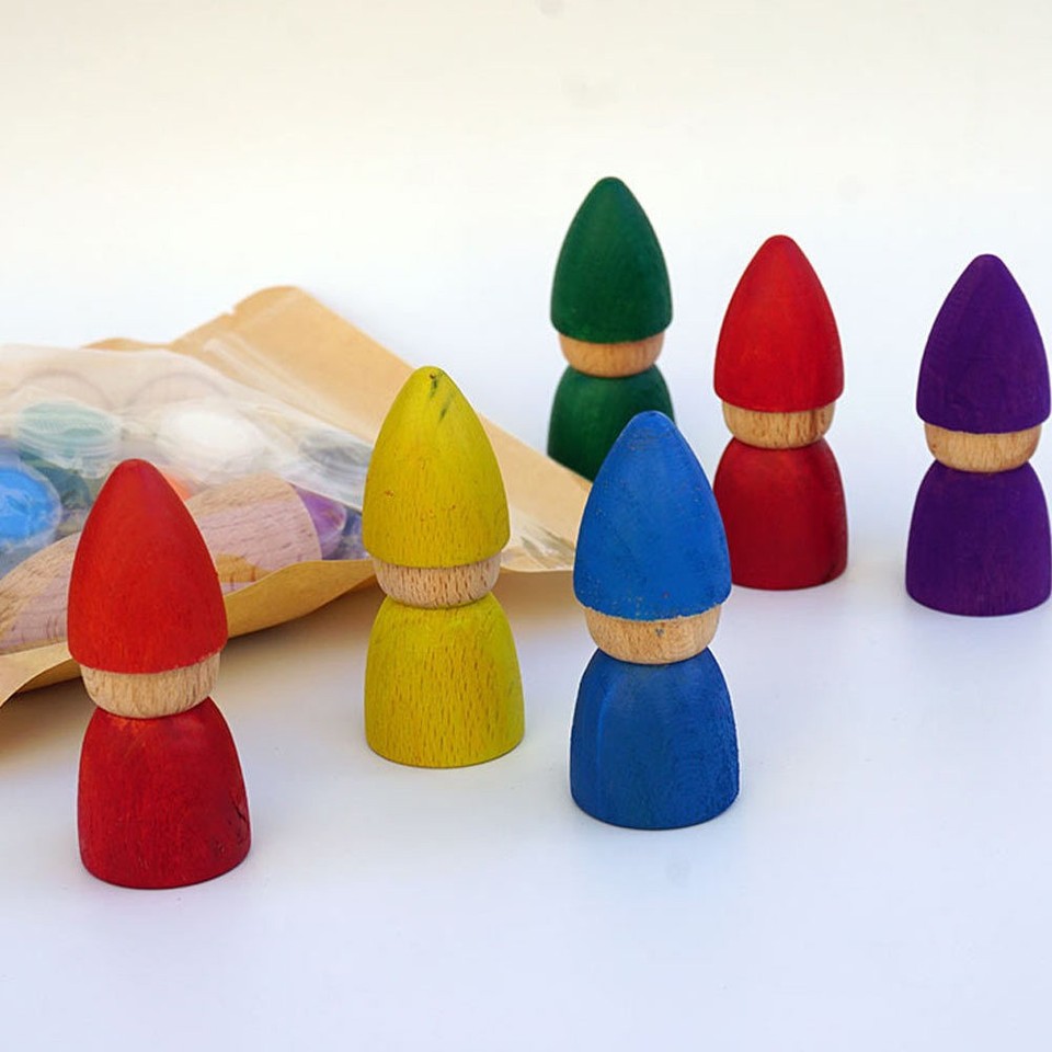 4 Pcs Puppet Making Kit for Kids Unpainted Wood Puppets Activities ...