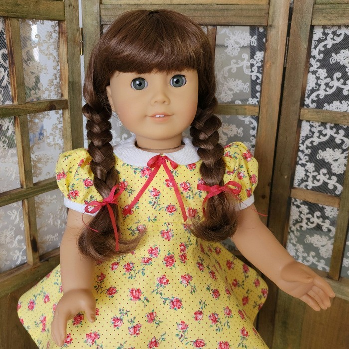 DANCING FOR SPRING Yellow Pink 5 pc DRESS SET ~ 18" American Girl doll ...