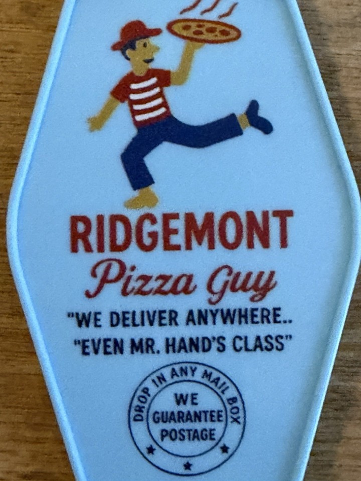 Fast Times at Ridgemont High Pizza Delivery Key Tag – Iconic 80s Movie ...