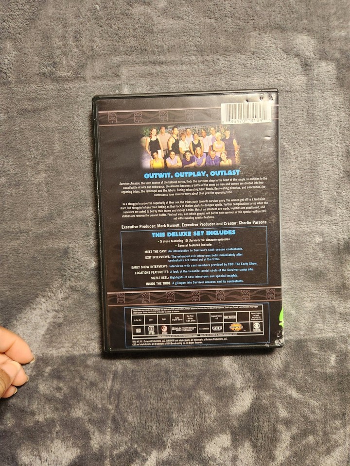 Survivor 6 The Amazon DVD Box Set Outwit Outplay Outlast | eBay
