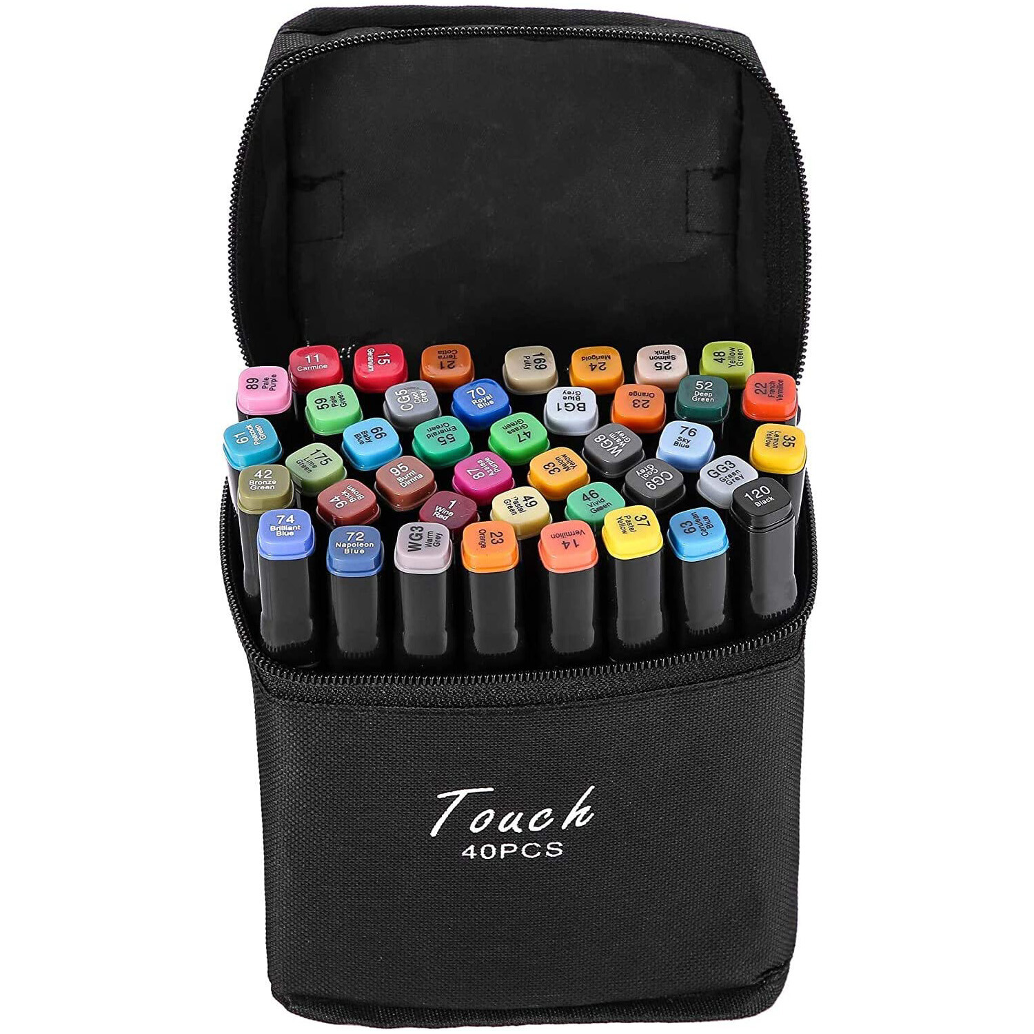 48er Set Farben Brush Pens Dual Marker Permanent Stift Kunst Filzstifte ...