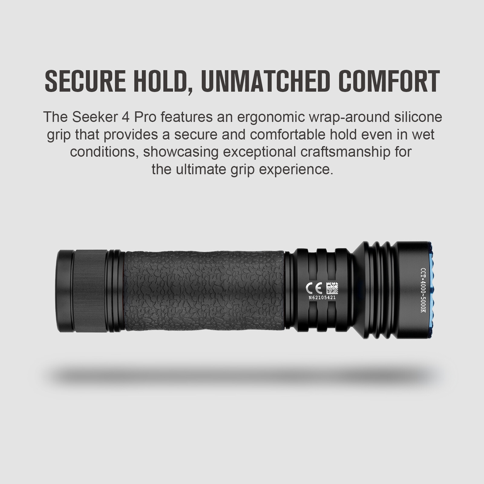 OLIGHT Seeker 4 Pro Rechargeable Flashlight Powerful 4600 Lumen W/ USB ...
