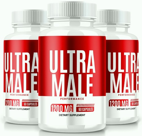 (3 Pack) Ultra Male Advanced Male Health Pills to Boost Vitality and ...