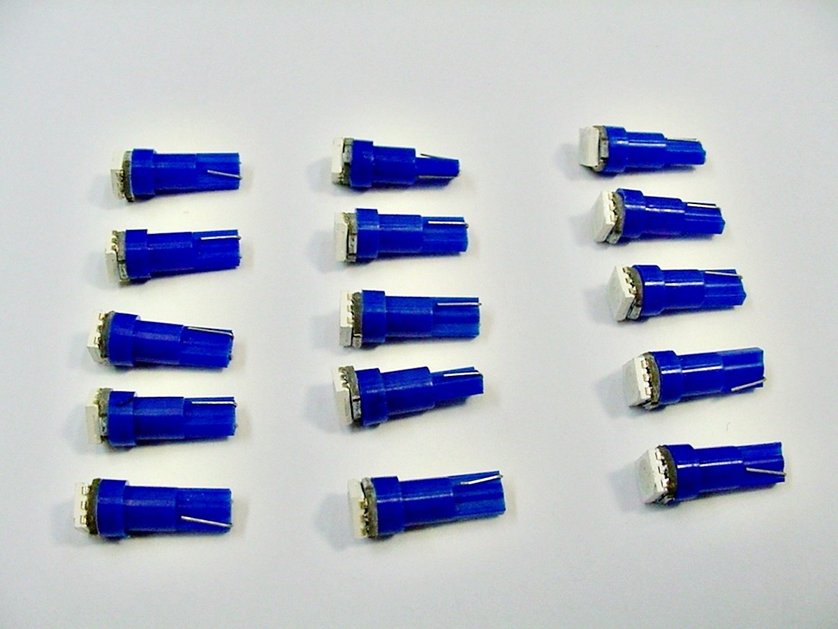 15 BRIGHT Blue Instrument Panel Cluster Dashboard Lights Bulbs LEDs ...