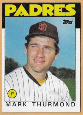 MARK THURMOND SAN DIEGO PADRES #37 - TOPPS NM-MT 1986 | eBay