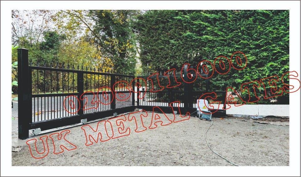 Corner Sliding Gate / Curved Residential Gates / Composite Gate ...