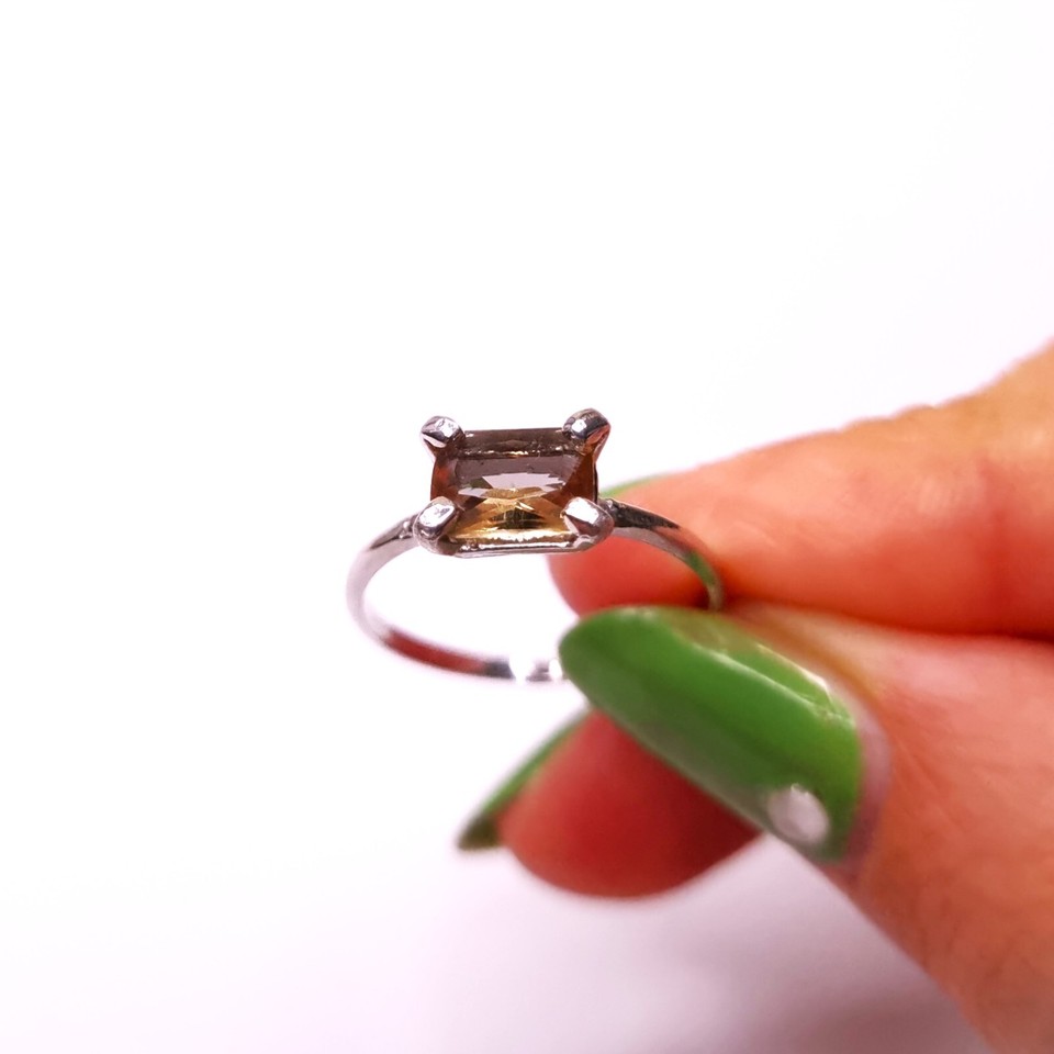 Diaspore Zultanite Color Change Ring 925K %100 Real Silver Women Party ...