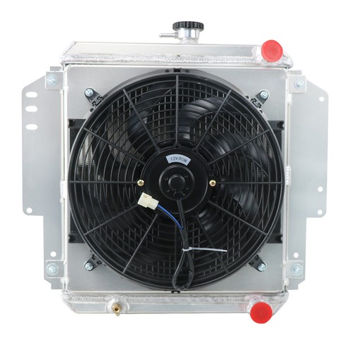 RADIATOR+SHROUD 14" 90W FAN FOR 1985~1995 SUZUKI SAMURAI Caribian SJ413 ...