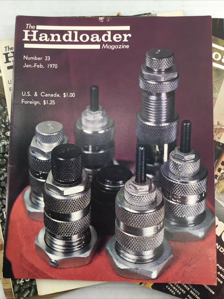 1970 Handloader Magazine Journal of Ammunition Reloading 1-6 Full Year ...