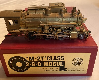 HO Brass Southern Pacific M-21 Class 2-6-0 Mogul, Key Imports - NO ...