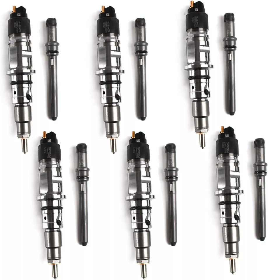 6x Diesel Fuel Injectors W/ Tube For 2007-2012 Dodge Ram 2500 3500 ...