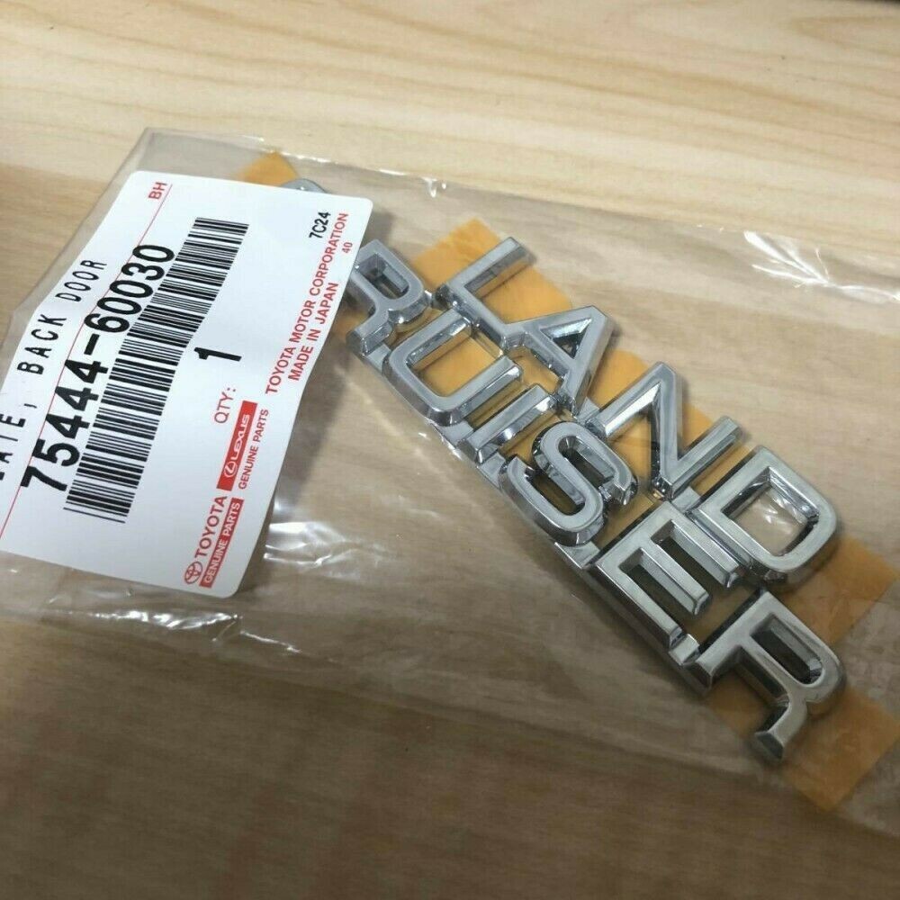 Toyota Genuine OEM Plate Back Door Name No. 4 LAND CRUISER PRADO 75444 ...