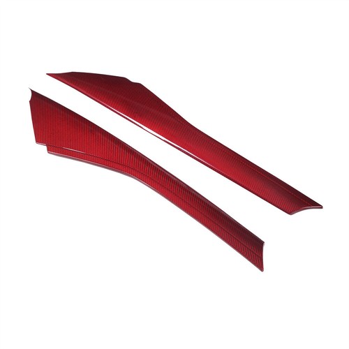 Red Carbon Fiber Door Window A Pillar Panel Trim For Chevrolet Corvette ...