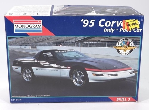 '95 CORVETTE INDY PACE CAR 1/24 Scale MONOGRAM Model Kit C4 Chevrolet ...