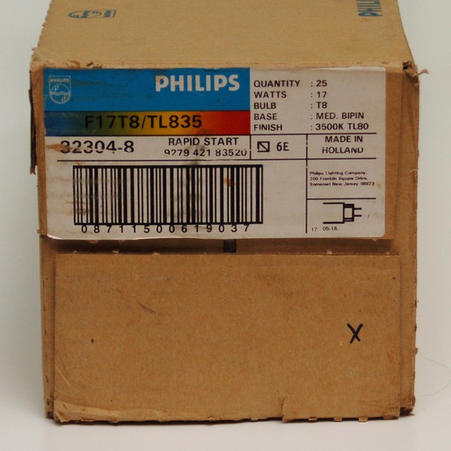 Philips TL 80 Series Fluorescent Bulbs 17watt T8 F17T8/TL835 (32304-8 ...