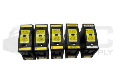 LOT OF 5 BUSSMANN JTN60030 FUSE HOLDER 0-30A 600VAC | eBay