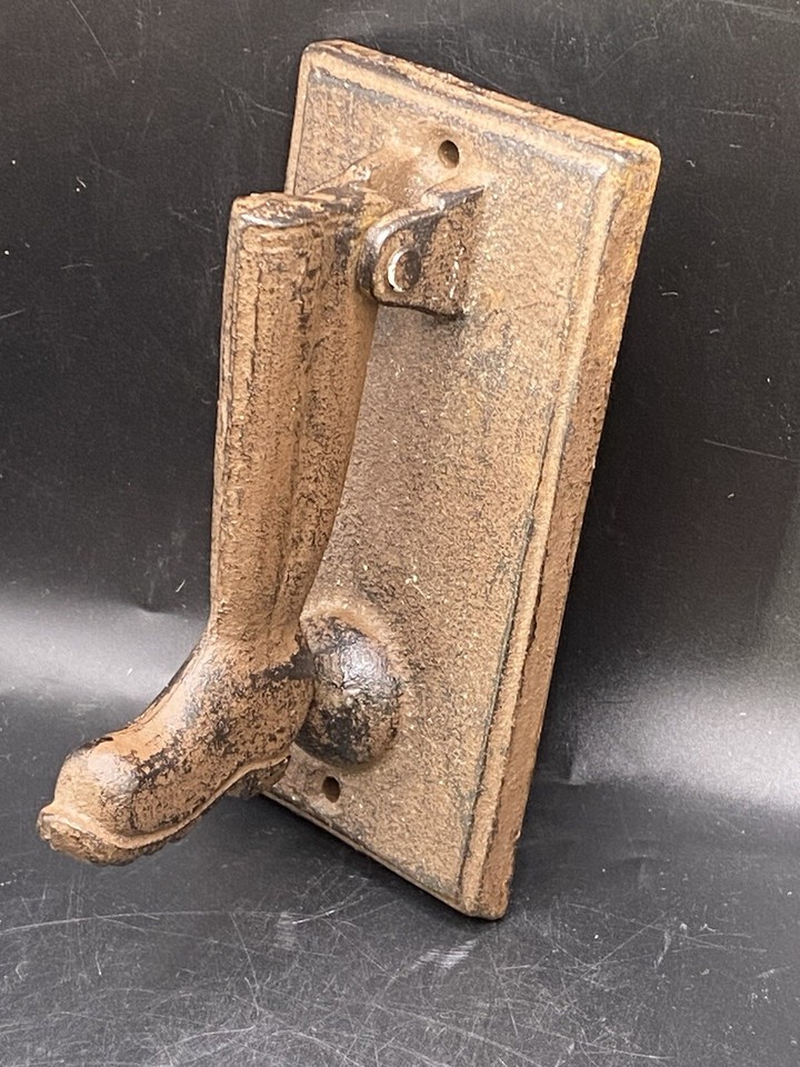 Vintage Antique Style Cast Iron Door Knocker Boot Shoe Shaped Rustic ...