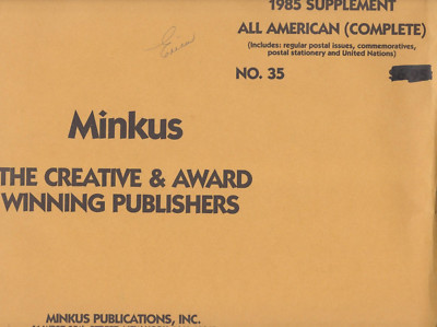 MINKUS ALL AMERICAN COMPLETE PAGES 1985, NEW! | eBay